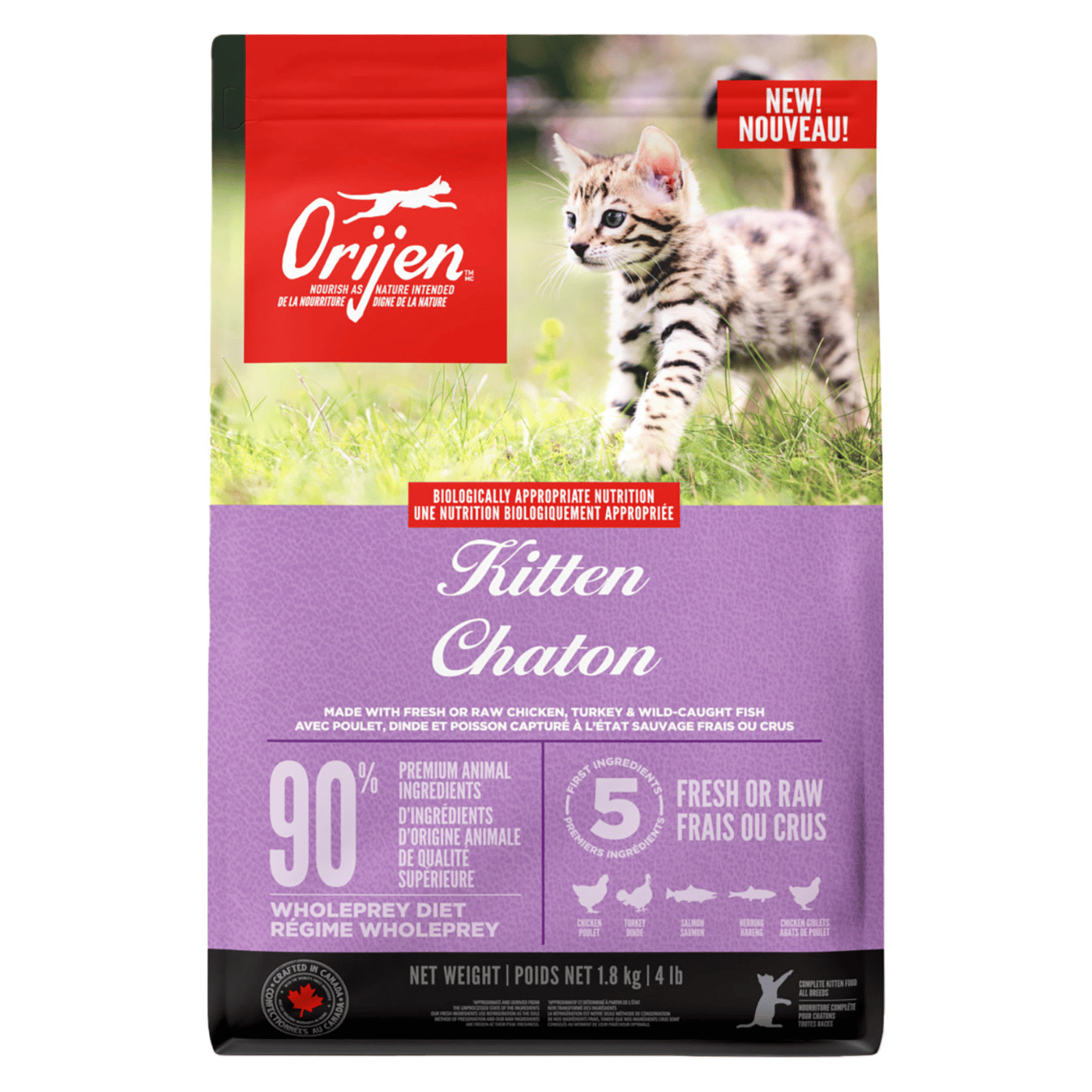 Croquettes Chat - Orijen Kitten – 340 gr