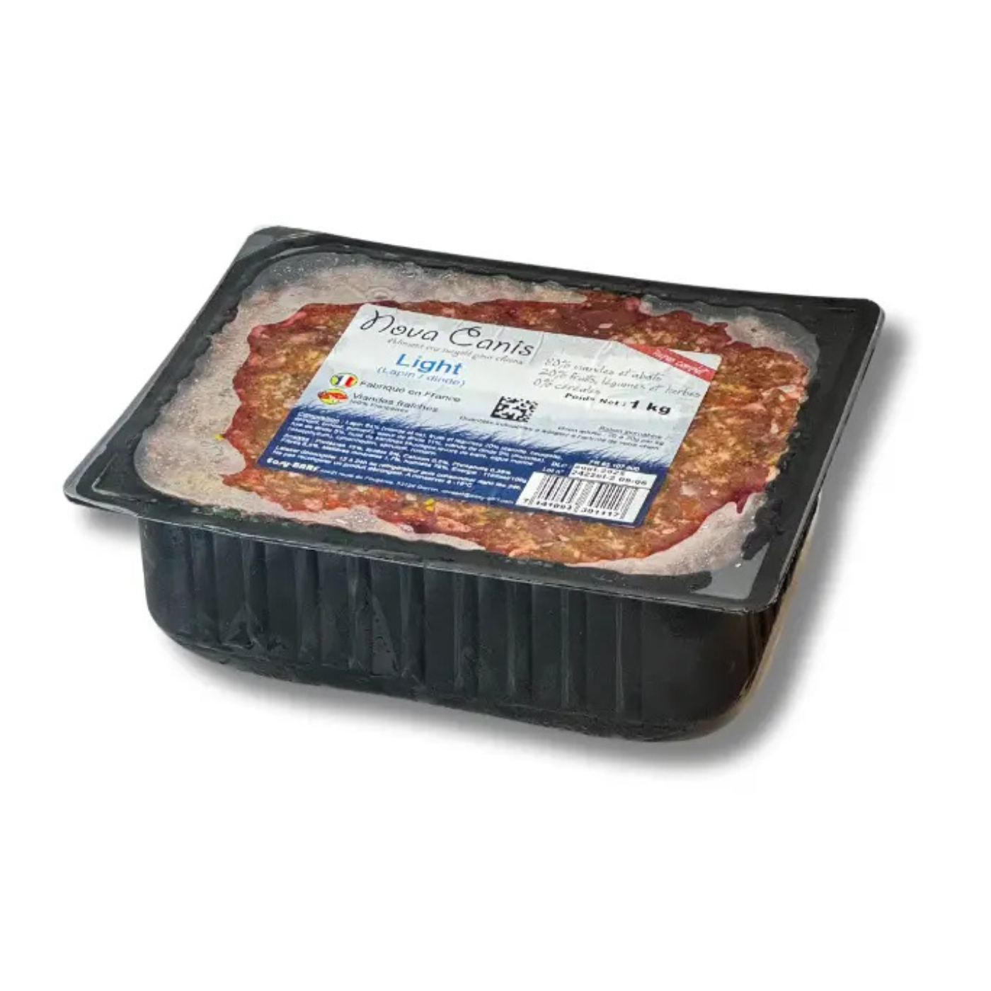 BARF Chien - Easy Barf Nova Canis "light / sénior" au lapin et dinde - 1 kg