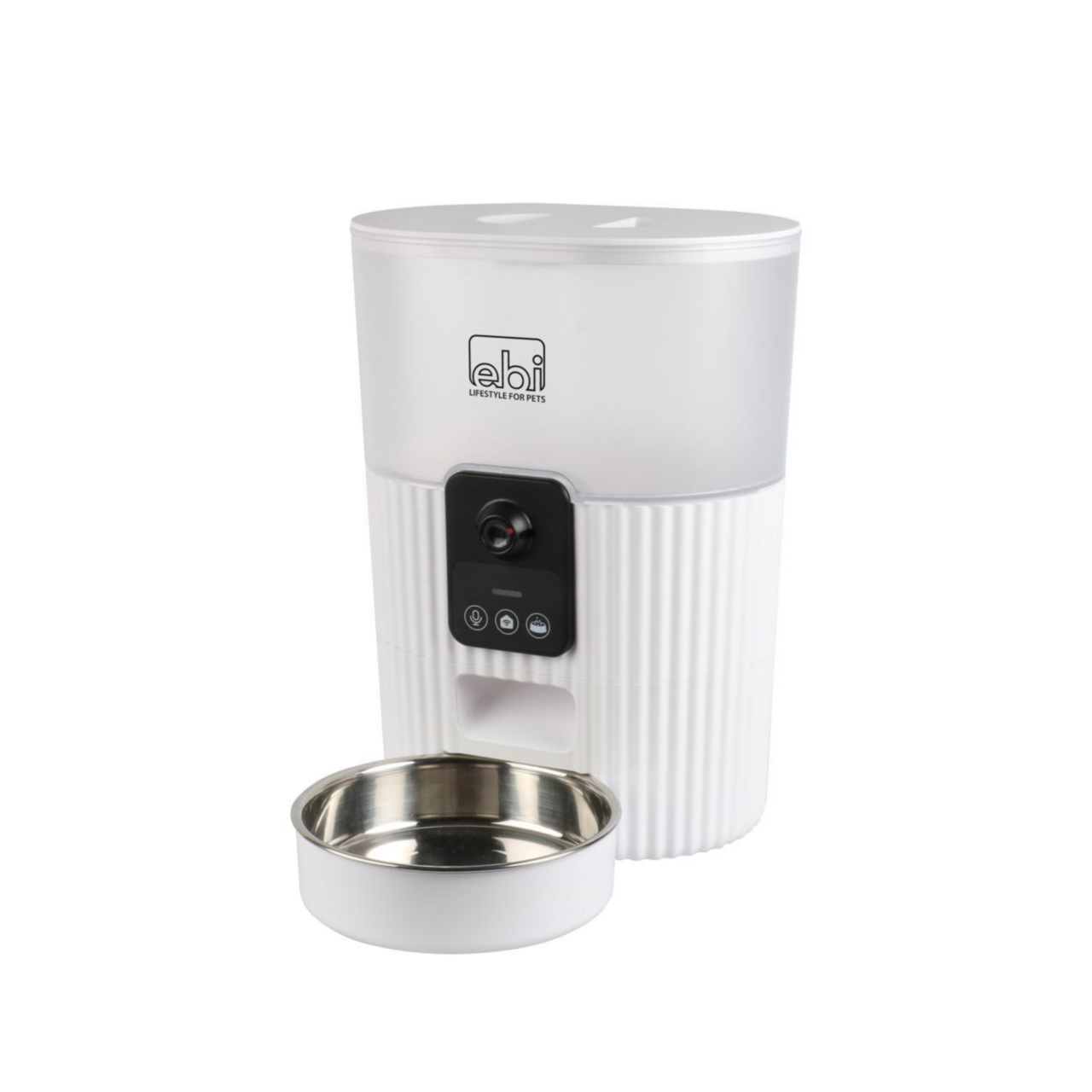 EBI Distributeur Automatique Chat Kualo avec Caméra Connectée Blanc – 3,5 L